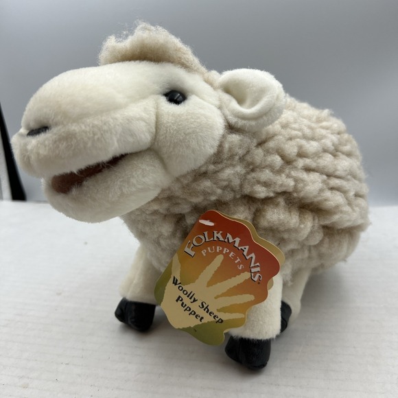 Folkmanis Puppets | Toys | Folkmanis Wooly Sheep Hand Puppet Plush Full ...